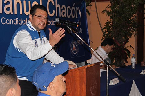 El PCN presenta a abogado Manuel Chacón como candidato a Diputado