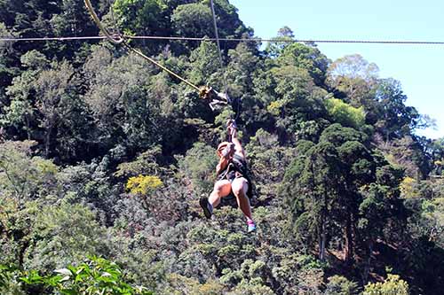 Canopy Tours, el contacto humano con el cielo de Apaneca