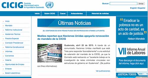 La Cicig continuará operando en Guatemala